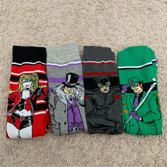 DC Comics | Underwear & Socks | Dc Comics Villains Mens Socks Set ...